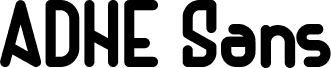 ADHE Sans Light FREE font