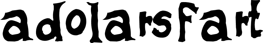 adolars fart font | Fonts2u.com