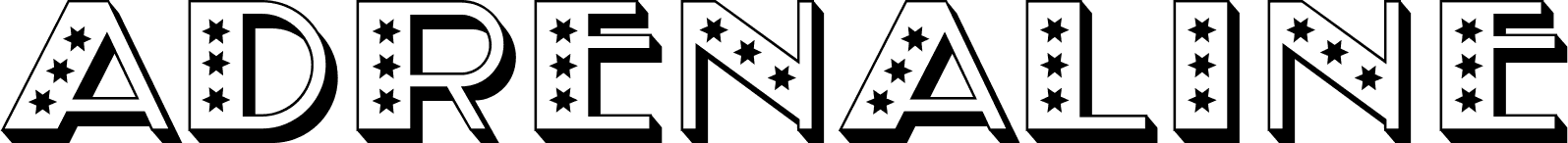 Adrenaline Hollow Regular font | Fonts2u.com