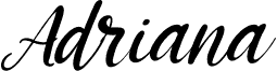 Adriana font