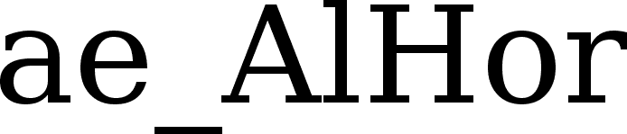 ae_AlHor font | Fonts2u.com