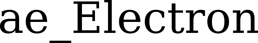 ae_Electron font | Fonts2u.com