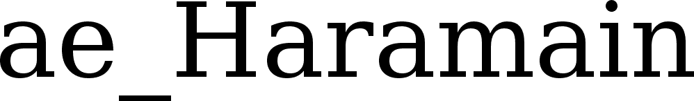 ae_Haramain font | Fonts2u.com