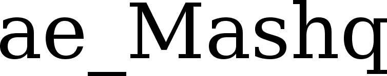 ae_Mashq font | Fonts2u.com