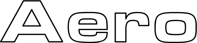 Aero Extended Hollow font | Fonts2u.com
