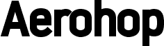 Aerohop font | Fonts2u.com