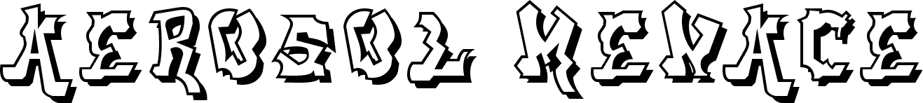aerosol menace font | Fonts2u.com