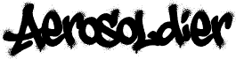 Aerosoldier Symbol PERSONAL Regular font | Fonts2u.com