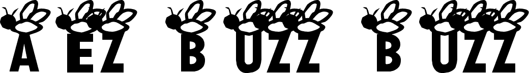 AEZ buzz buzz font | Fonts2u.com