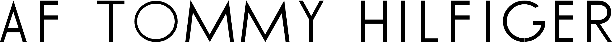 AF TOMMY HILFIGER font