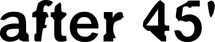 after 45' font