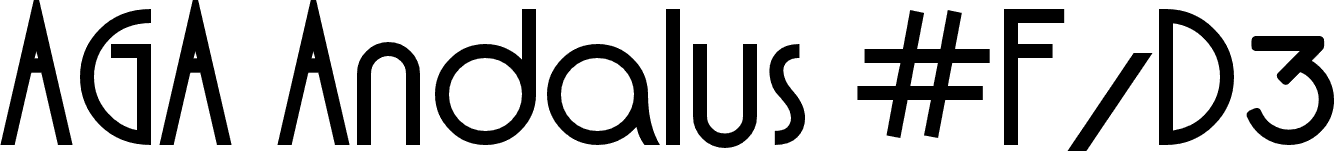 AGA Andalus #F/D3 font | Fonts2u.com