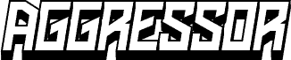 Aggressor Regular font | Fonts2u.com