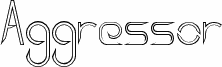 Aggressor font | Fonts2u.com