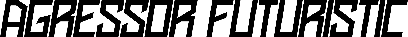 Agressor Futuristic Regular font | Fonts2u.com
