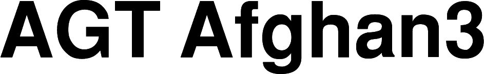 AGT Afghan3 Bold font | Fonts2u.com