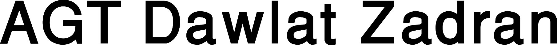 AGT Dawlat Zadran Bold font | Fonts2u.com