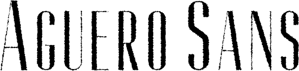 Aguero Sans Rough Demo Regular font | Fonts2u.com