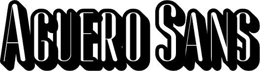 Aguero Sans Rounded 3D Demo rud font | Fonts2u.com