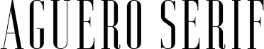Aguero Serif Rough Demo Regular fuente | Fonts2u.com