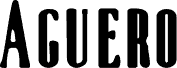 Aguero Serif Rounded 3D Demo ru font | Fonts2u.com