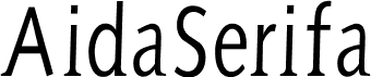 AidaSerifaShadow font | Fonts2u.com