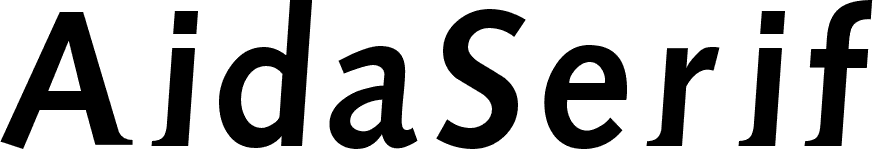 AidaSerifBold font | Fonts2u.com