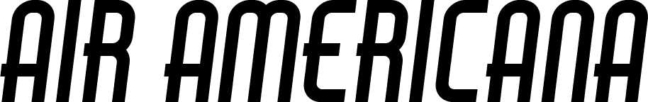 Air Americana font | Fonts2u.com