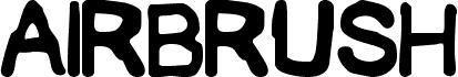 Airbrush font | Fonts2u.com