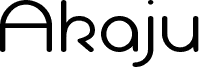 Akaju Shine font