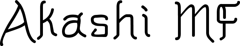 Akashi MF font | Fonts2u.com