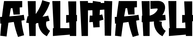 AKUMARU Personal Use font