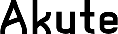 AkuteBlack font | Fonts2u.com