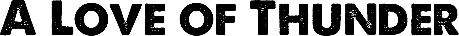 A Love of Thunder font | Fonts2u.com
