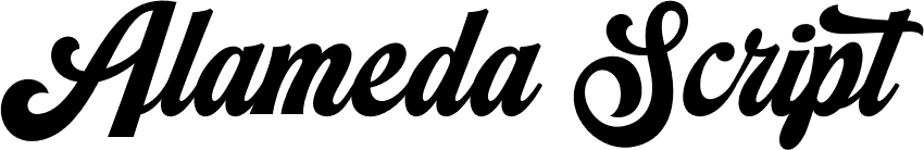 Alameda Script PERSONAL USE Regular fuente | Fonts2u.com