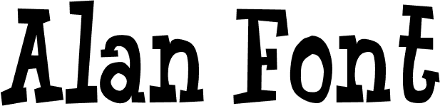 AlanFont-Regular font | Fonts2u.com