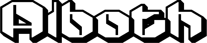 Alboth 3D Demo rudeRight font | Fonts2u.com