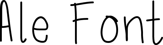 AleFont font