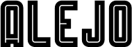 Alejo Solid font | Fonts2u.com