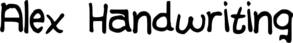 Alex Handwriting font | Fonts2u.com