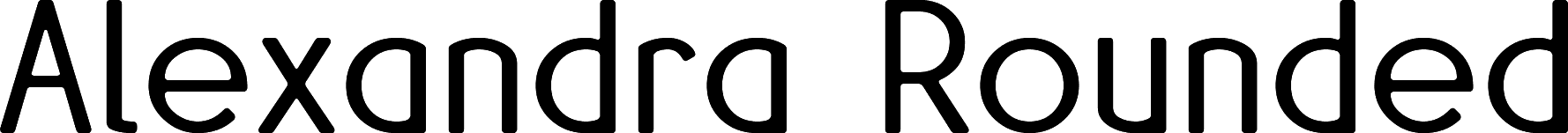 Alexandra Rounded Regular font | Fonts2u.com