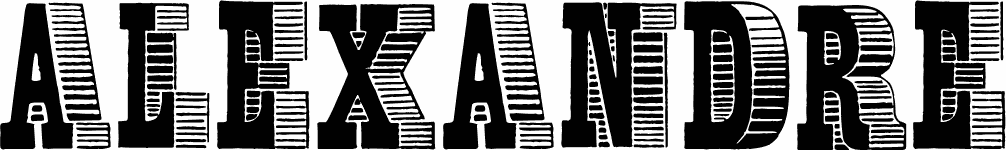 Alexandre font | Fonts2u.com