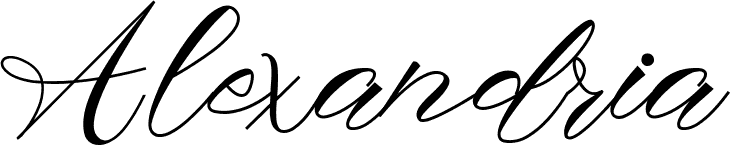 Alexandria font