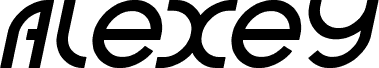 alexey Bold Italic font