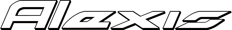 Alexis Lower Outline Italic font | Fonts2u.com