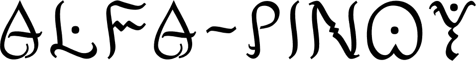 Alfa-Pinoy font | Fonts2u.com
