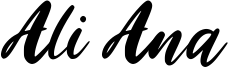 Ali Ana Tail font | Fonts2u.com