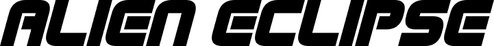 Alien Eclipse font | Fonts2u.com