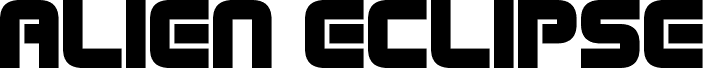 Alien Eclipse Italic font | Fonts2u.com