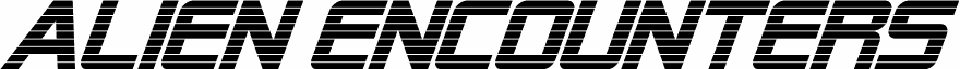 Alien Encounters Solid Bold font | Fonts2u.com